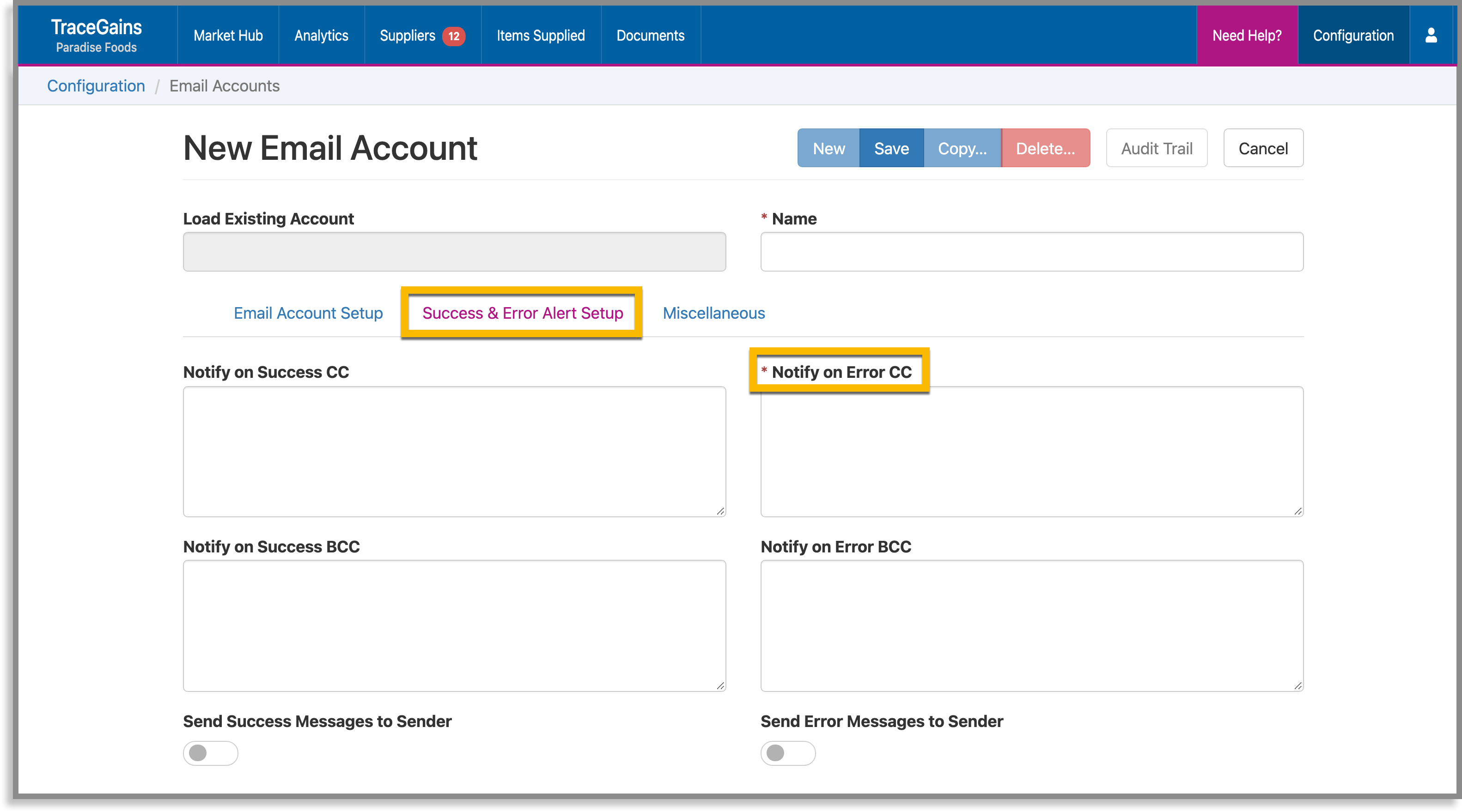 Configuring Email Settings – Enterprise Help Center