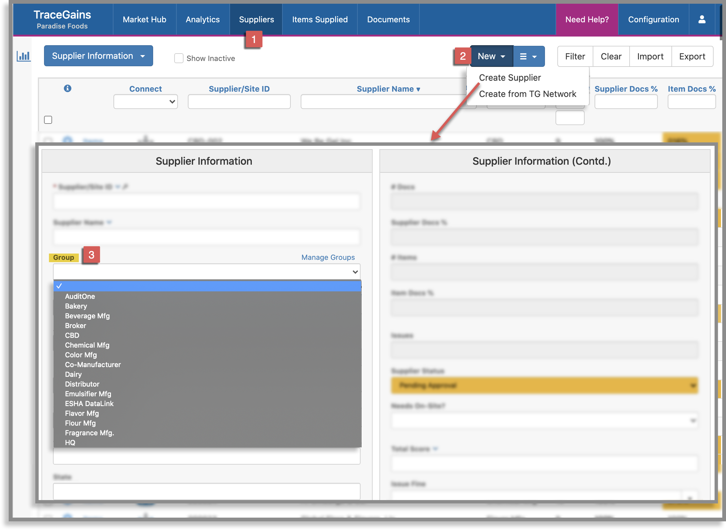 Adding Suppliers and Items to Groups (Categories) – Enterprise Help Center