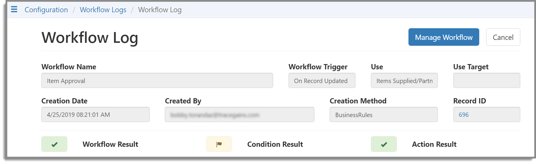 Troubleshoot Processes With Workflow Logs Enterprise Help Center