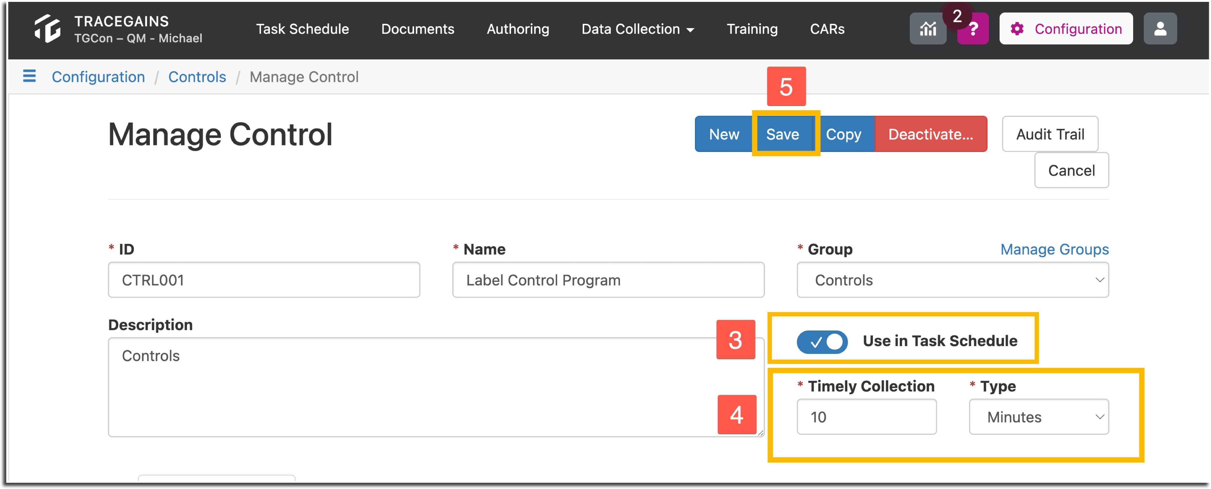 Task Schedule Setup for a Program – Enterprise Help Center