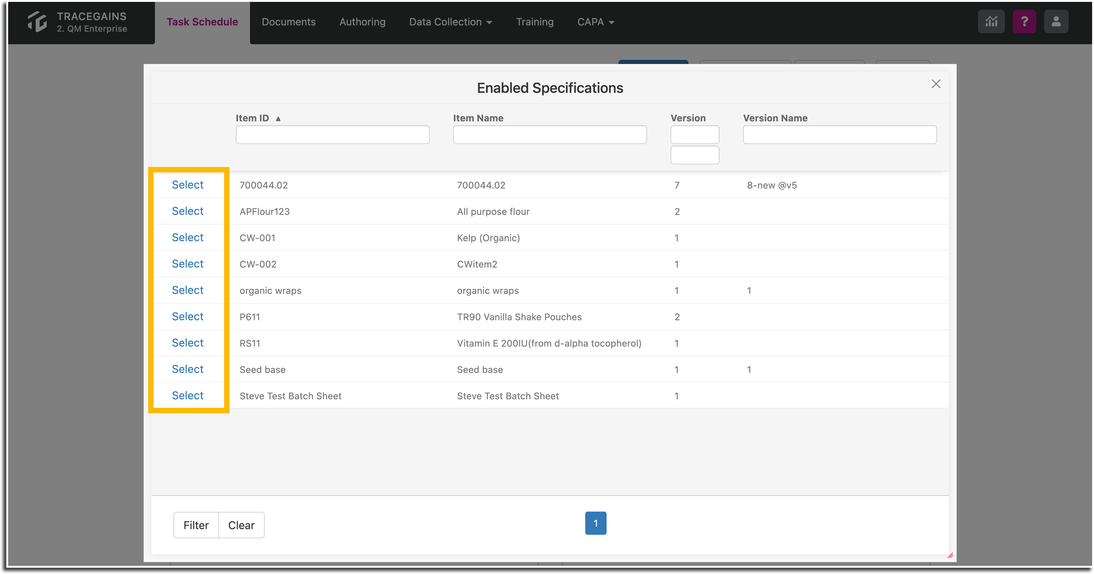 QM Batch Sheets – Enterprise Help Center