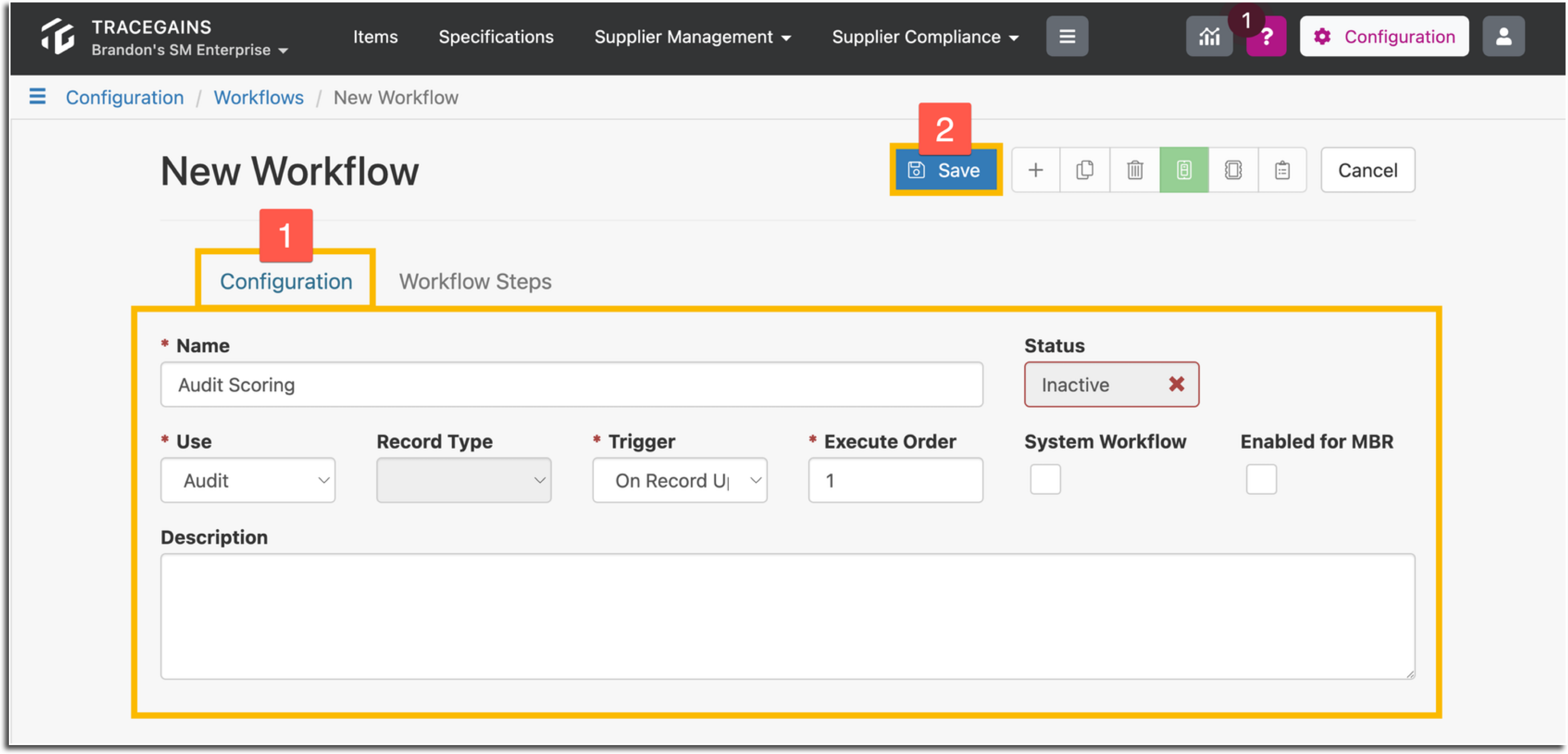 Audit Scoring – Enterprise Help Center