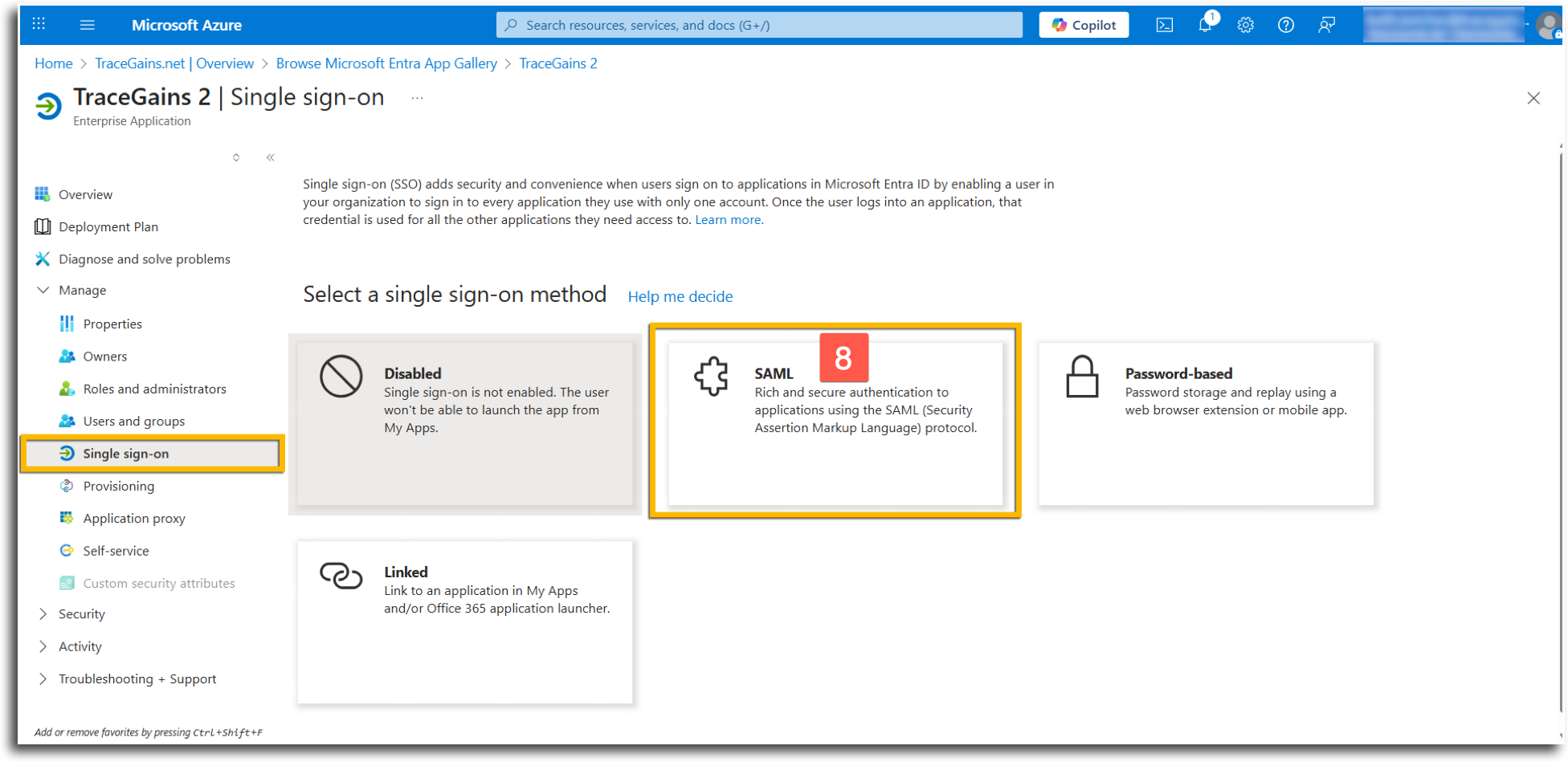 Configure Microsoft Entra ID SSO – Enterprise Help Center