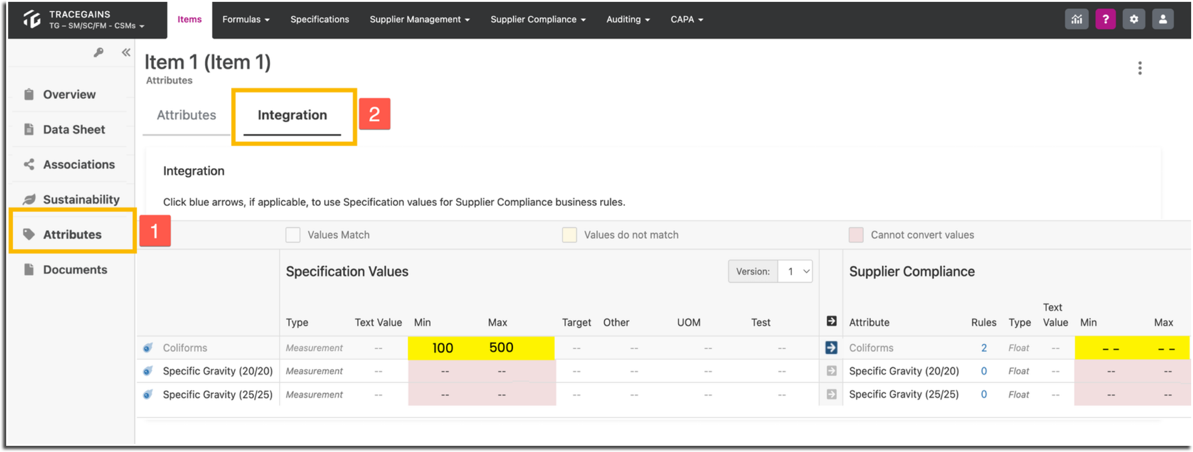 Integration Profiles for Specification Management and Supplier ...