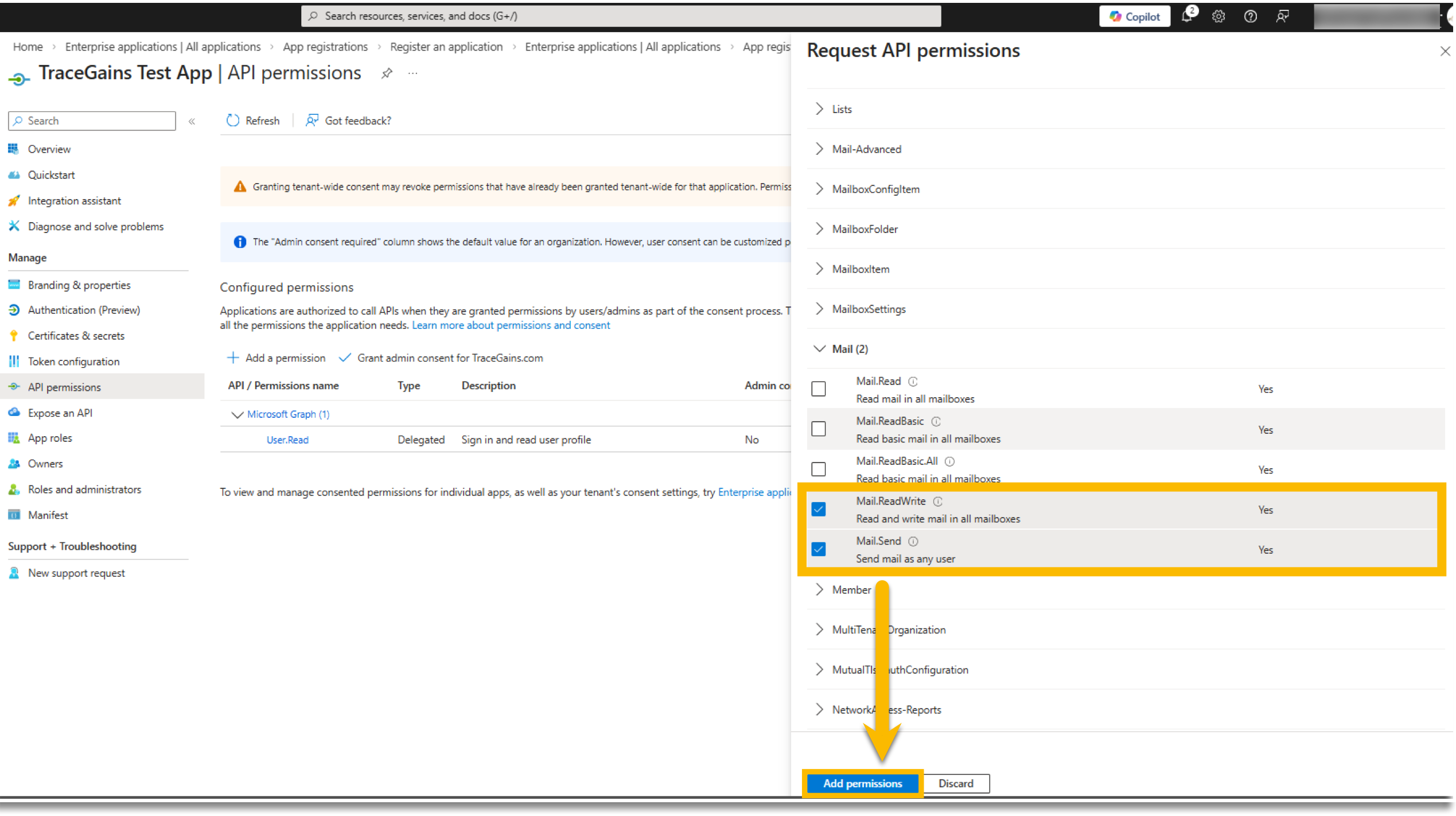Microsoft Graph Email Account Configuration – Enterprise Help Center